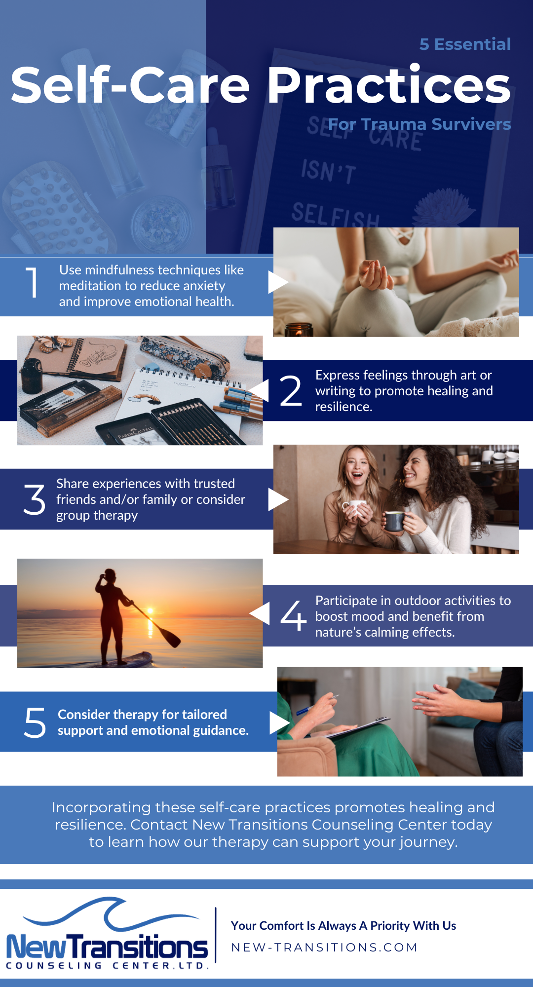 Essential Self-Care for Trauma Survivors – Learn More